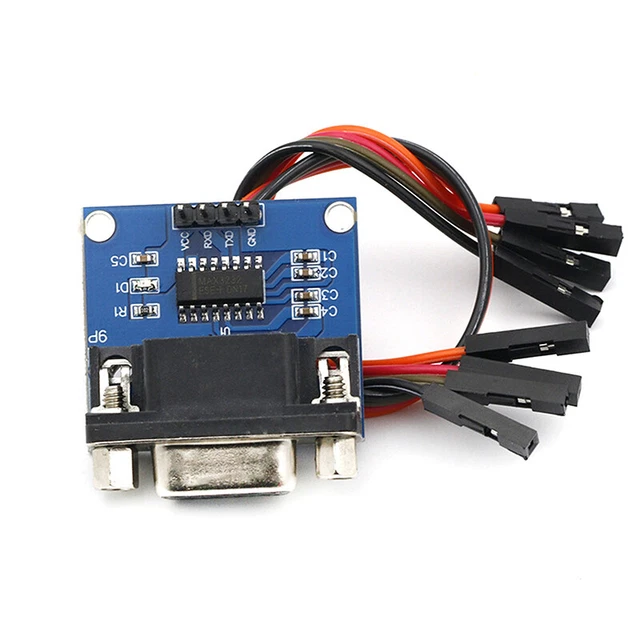 MAX3232 RS232 TO TTL Serial Port Converter Module Female DB9 Module ...