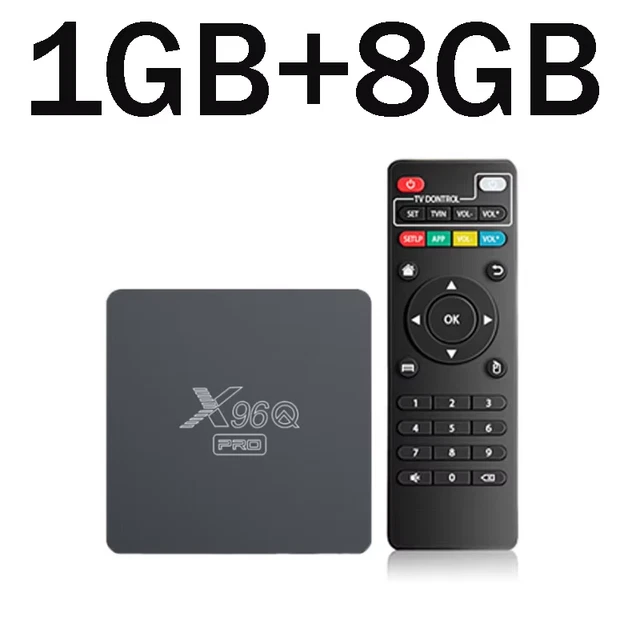 X96Q PRO TV Box 2025 Android 10.0 Allwinner H313 Quad Core 2.4G Wifi ...