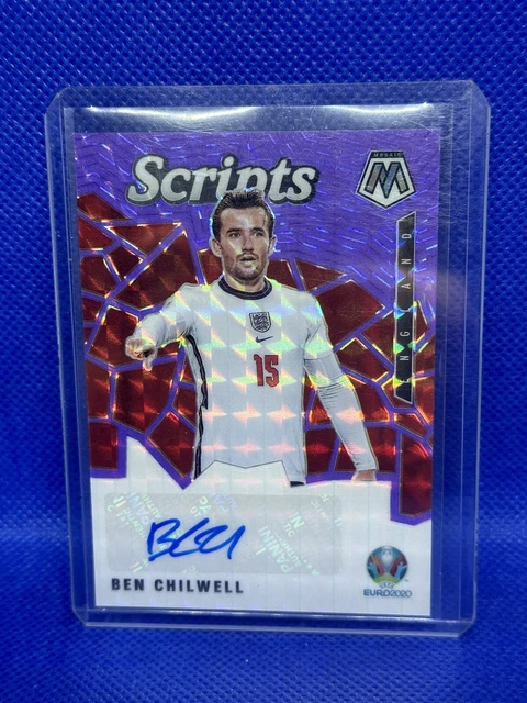 2021 PANINI MOSAIC Prizm Ben Chilwell Auto Viola/99 Euro Scripts ...