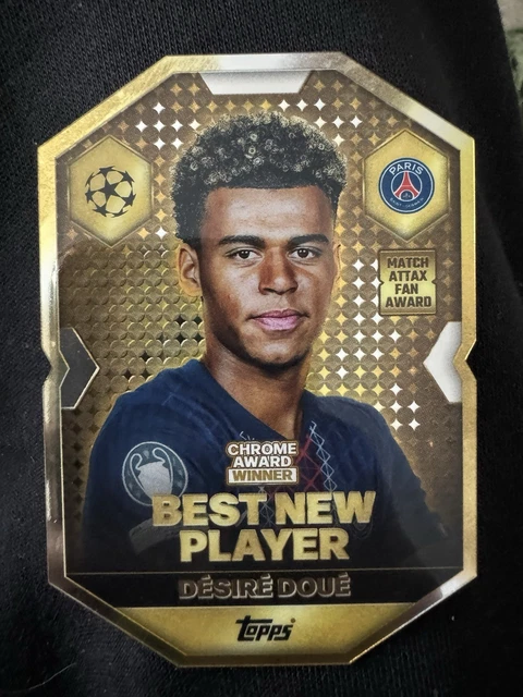 DESIRE DOUE TOPPS 2025/2026 Best New Player Card Champions League! £3. ...