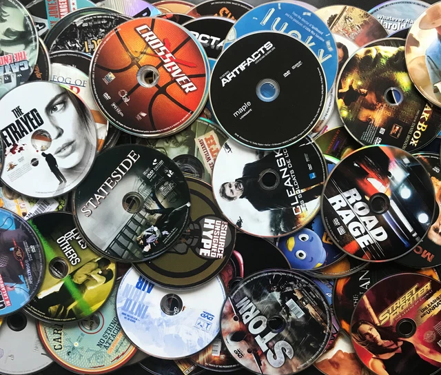 LOOSE DISC ONLY DVD Lot Wholesale 50 100 500 Bulk Random Movies Kids ...