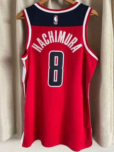 NIKE RUI HACHIMURA NBA Uniform Jersey Size L Washington Wizards ...