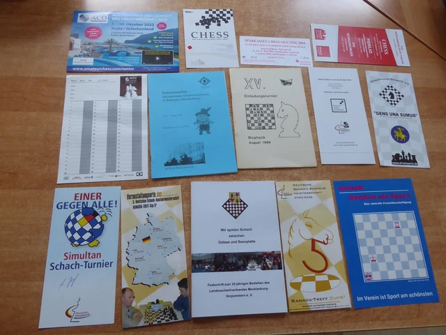 14 GERMAN-LANGUAGE FONTS / programs / flyers etc. 1x with signature GM ...