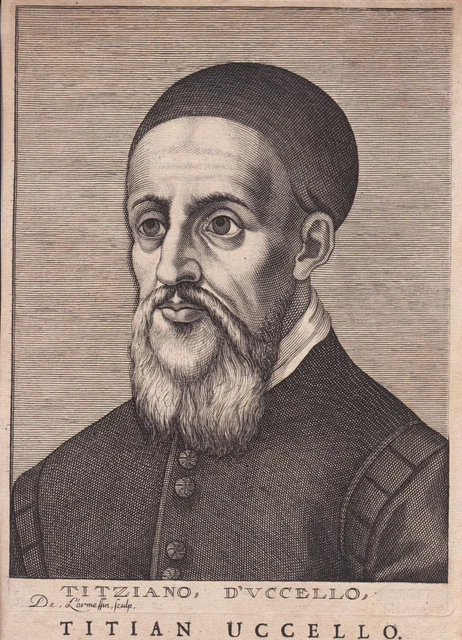 PORTRAIT XVIIE LE Titien Tiziano Vecellio Vecelli Titian Tizian Tiziano ...