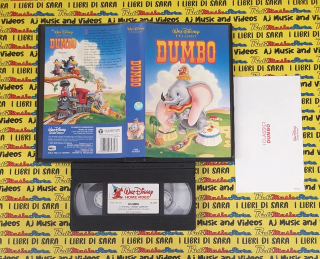 VHS ANIMAZIONE DUMBO classici walt disney 1992 buena vista home video ...