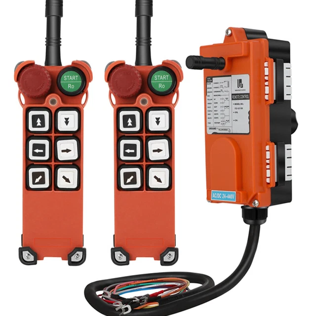 WIRELESS CRANE REMOTE Control Electric Hoist AC/DC 65-440V Transmitter ...