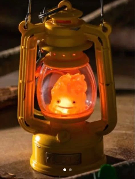 STUDIO GHIBLI HOWL'S Moving Castle Calcifer Lantern Key Chain Ghibli £ ...