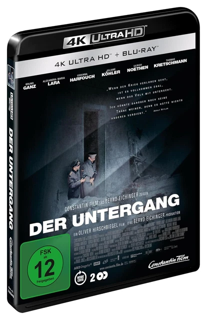 DER UNTERGANG (4K Ultra HD) (+ Blu-ray) (4K UHD Blu-ray) Ganz Bruno ...