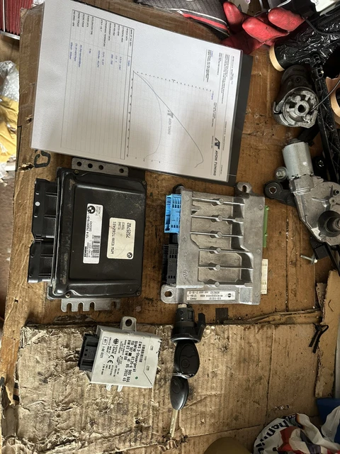 MINI COOPER S R53 1.6 Supercharged Ecu Kit With Keys Ews Etc Used ...