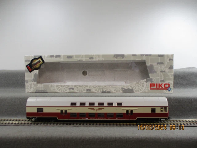 PIKO SPUR H0 53107 Personenwagen Doppelstock Steuerwagen Epoche IV der ...