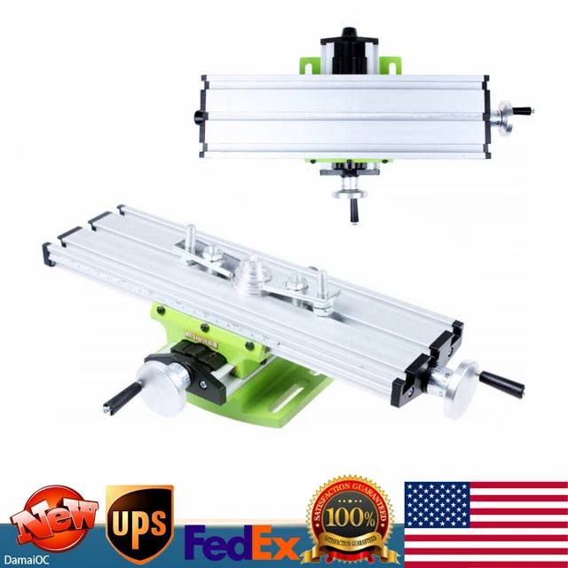 MINI MILLING MACHINE Bench Fixture Worktable X-Y Cross Slide Table ...