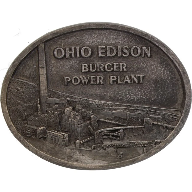 FIRSTENERGY BURGER POWER Ohio Edison burger power Plant Coal 80s Vtg ...