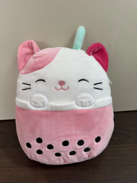 SQUISHMALLOWS 8” ROXY Boba Bubble Tea Cat Soft Toy Plush. BNWT. USA ...