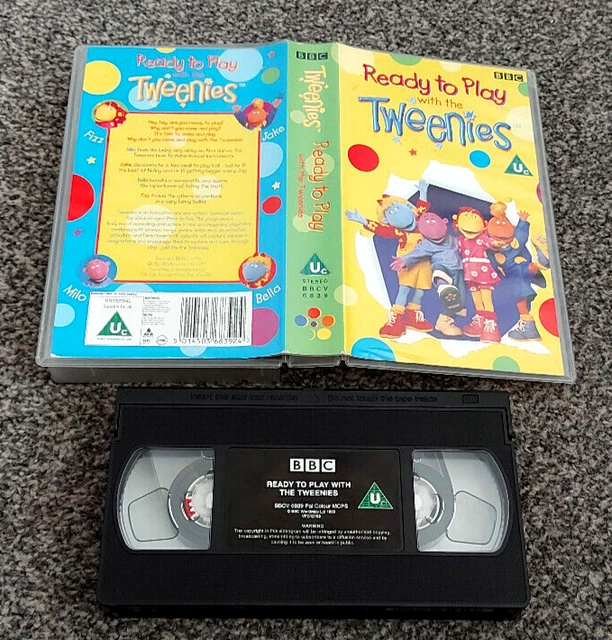 READY TO PLAY With The Tweenies Cbeebies Bbc Video Pal Vhs Video Kids ...