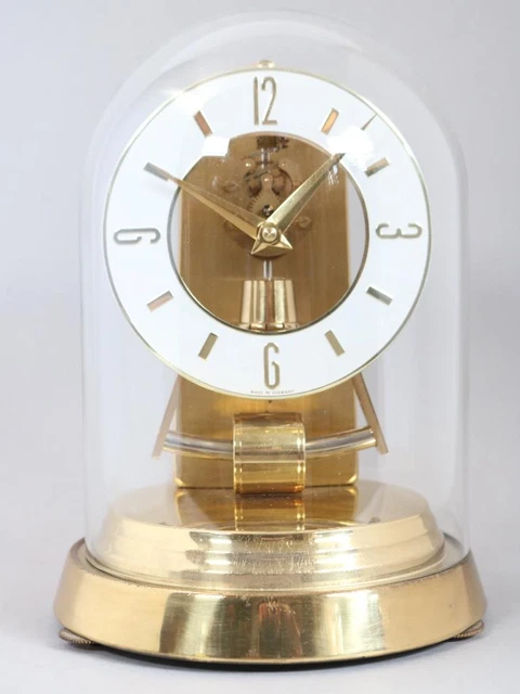 KUNDO ELECTRIC ATO TYPE MANTEL CLOCK glass dome WORKING ORDER pulse ...