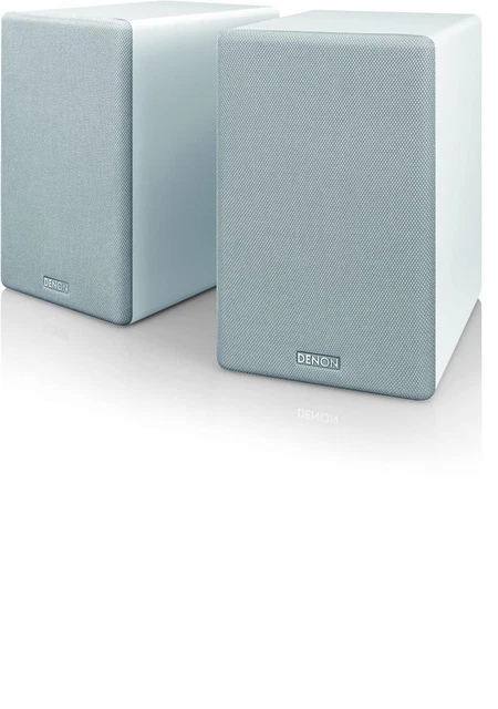 DENON SCN10 WHITE HiFi Bookshelf Speakers 65W 2-Way Stereo Pair £305.99 ...