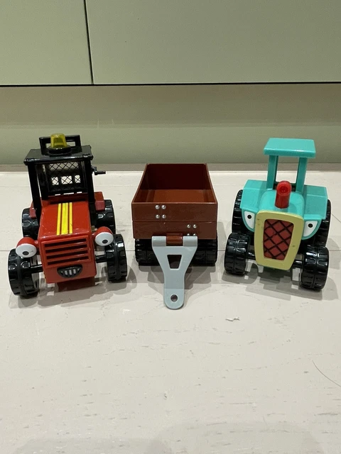 BOB THE BUILDER Vehicles Bundle Travis The Tractor & Trailer/Sumsy The ...