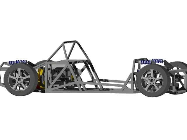 LAMBORGHINI AVENTADOR CHASSIS with C5 Corvette Suspension Blueprints ...