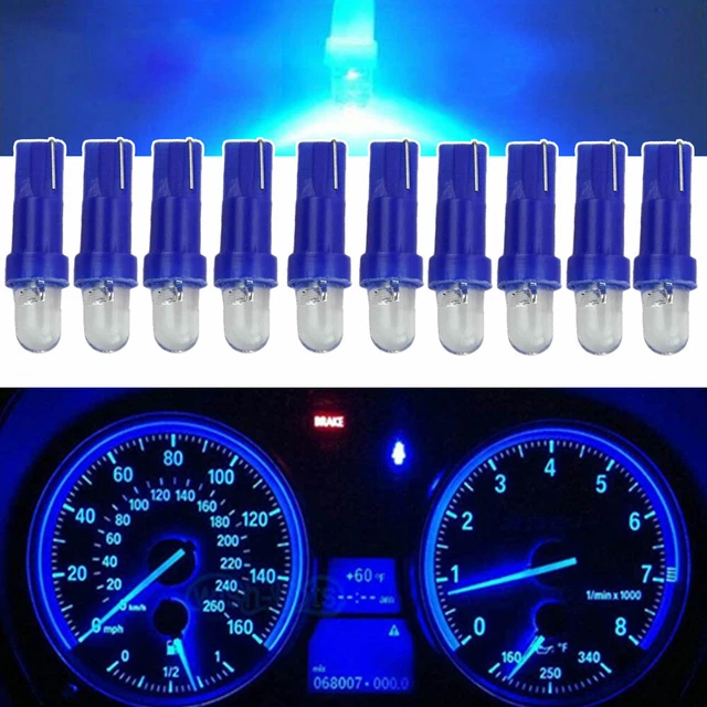 BLUE CAR INSTRUMENT Cluster Panel Gauge Dash LED Light Bulb 17 57 37 73 ...