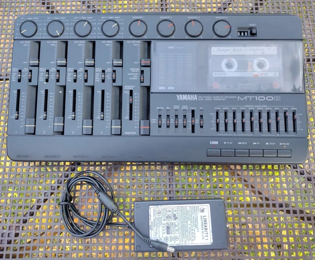 YAMAHA MT100 II Multi Track Cassette Recorder 4 Track W/ Adapter $75.00 ...