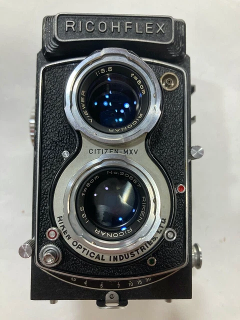 RICOHFLEX NEW DIA TLR 6x6 Riconar f3.5 8cm Citizen-MXV #90557 test de ...
