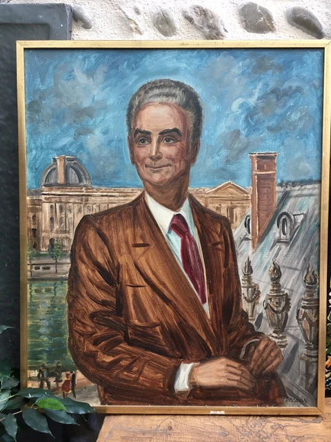 TRÈS BELLE PEINTURE Hst Huile Sur Toile Signé Albert Decaris Paris ...