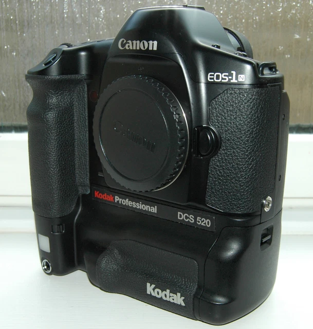 KODAK DCS 520C (Canon EOS-1N based) rare early digital SLR, excellent £ ...