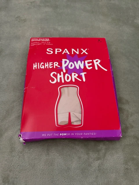 Spanx Ladies Nude Higher Power Shape Shorts Uk Size Medium Brand New £
