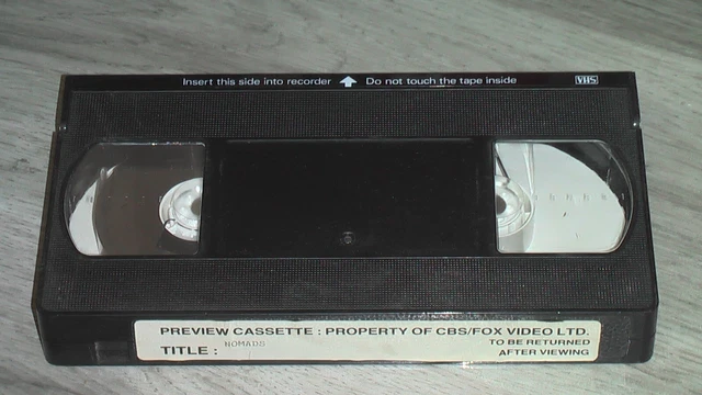 NOMADS VHS VIDEO Dealer Tape Timecode Promotional Ex Rental INT CBS/FOX ...