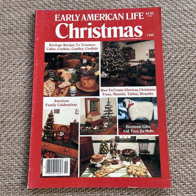 VINTAGE MAGAZINE EARLY American Life Christmas 1985 Decorations ...