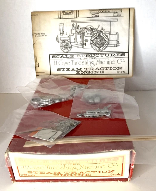 VINTAGE NOS HO Scale J.I. Case Steam Traction Engine Wisemen Kit 1974 ...