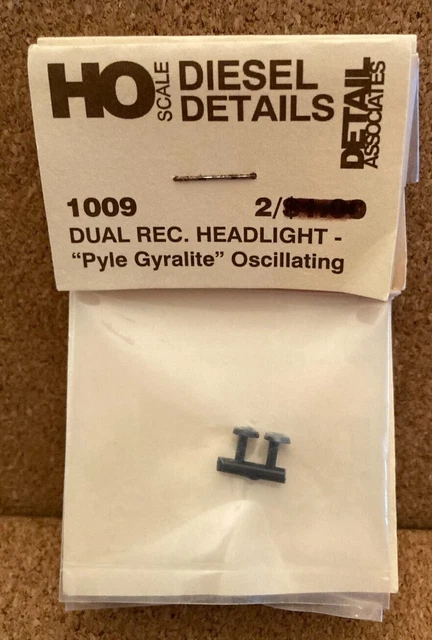 DETAILS ASSOCIATES 1009 DUAL RECESSED OSCILLATING HEADLIGHT PYLE HO ...