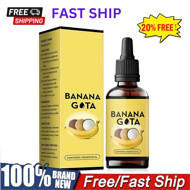 30ML BANANA DROPS Supplement Extract Liquid · Burn Drops for Men Women ...