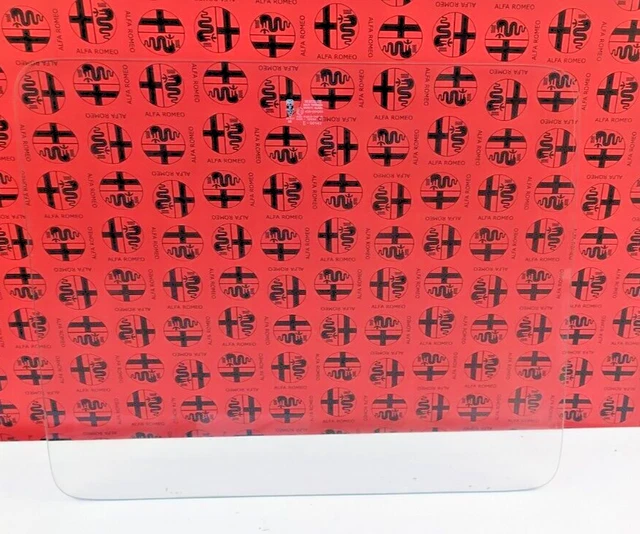 ALFA ROMEO ? VETRO RETTANGOLARE HERCULITE bxh 650x540mm DGM12956 43R ...