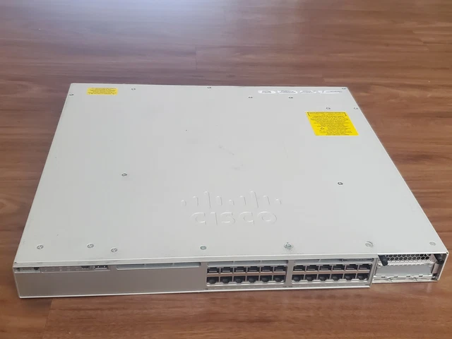 CISCO C9300-24P-E 24-PORT Gig PoE+ Network essential Switch 1x 715WAC ...