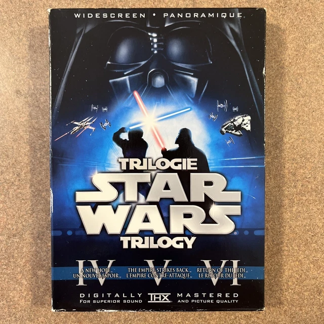 STAR WARS LIMITED Edition Original Theatrical Unaltered Trilogy DVD SET ...
