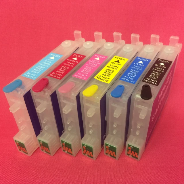 6 PRINT HEAD Clean Cleaning Flush Cartridges For Epson Stylus Photo ...