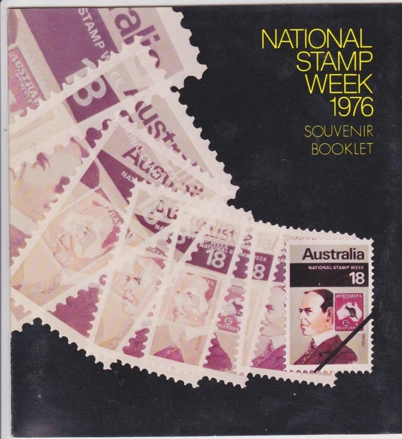 1976 NATIONAL STAMP Week Minisheet Booklet EUR 2,66 - PicClick FR