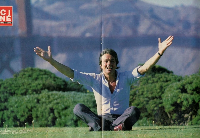 COUPURE DE PRESSE Clipping 1984 Poster Alain Delon 46 x 31 EUR 5,00 - PicClick FR