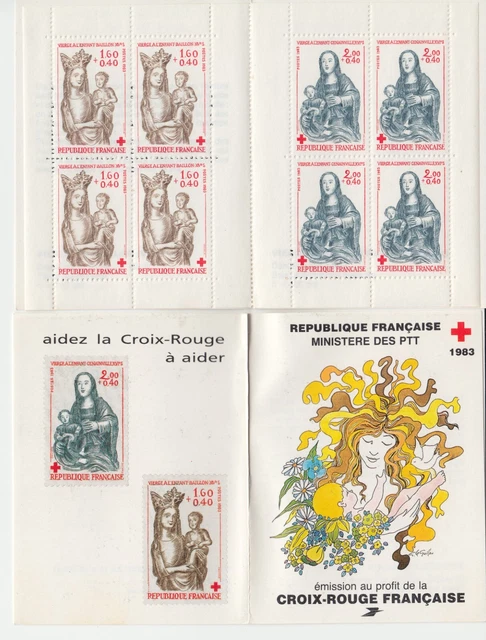 CARNET DE 8 timbres Croix-Rouge 1983 Y&T n°2032 neuf EUR 5,90 - PicClick FR