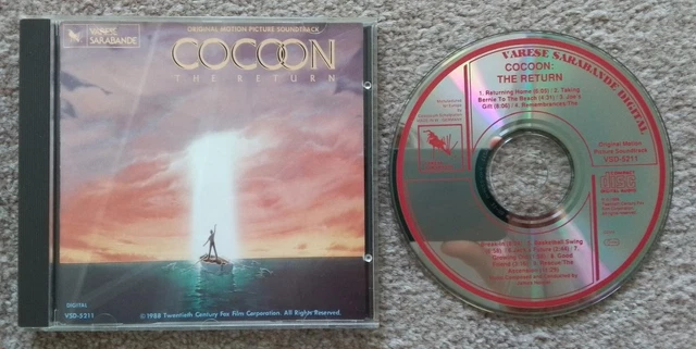 COCOON : THE RETURN CD - James Horner - Movie Soundtrack Album - OST - 1988 £14.99 - PicClick UK