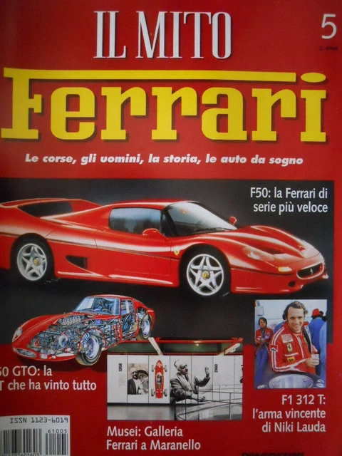 IL MITO FERRARI vol.5 - Ferrari F50 - Niki Lauda F1 312 T [sc.40] EUR 7 ...