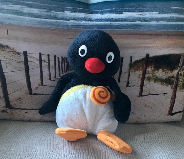 PINGU PLUSH TOY ~ 8 Ins Tall ~ Pygos ~ Used ~ Some Sounds £4.99 ...