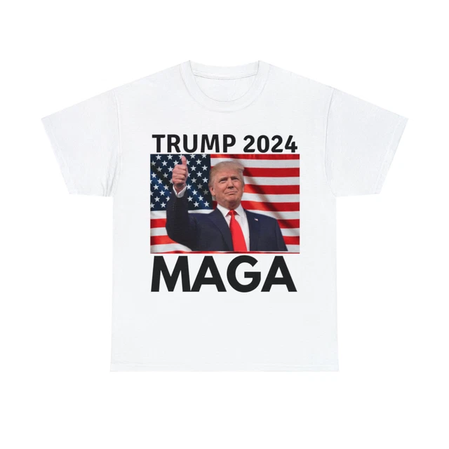 TRUMP 2024, MAGA 2024, Election 2024 , T-Shirt Donald Trump £14.27 ...