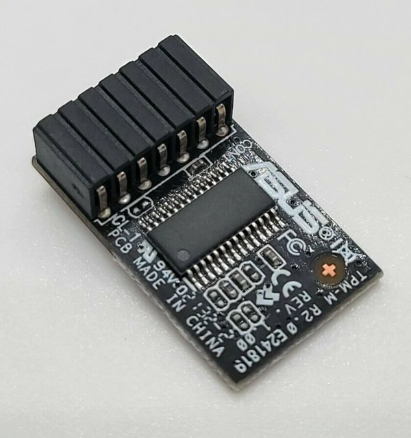 ASUS TPM-M R2.0 TPM 2.0 Module (14-1 Pin) Trusted Platform Module LPC ...