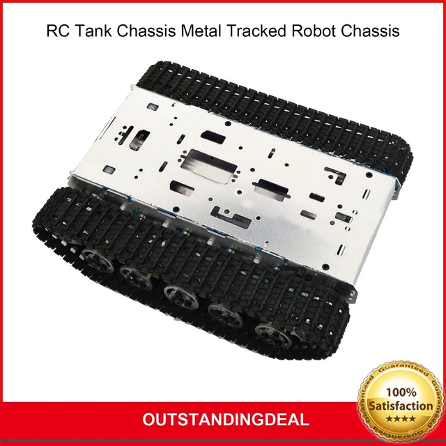 RC TANK CHASSIS Metal Tracked Robot Chassis Smart Robot Car Chassis ...