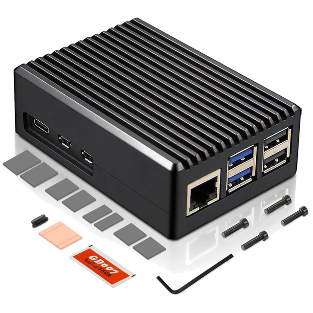 RASPBERRY PI 5 Gehäuse, Heavy Duty Aluminum Passive Cooling Case for ...
