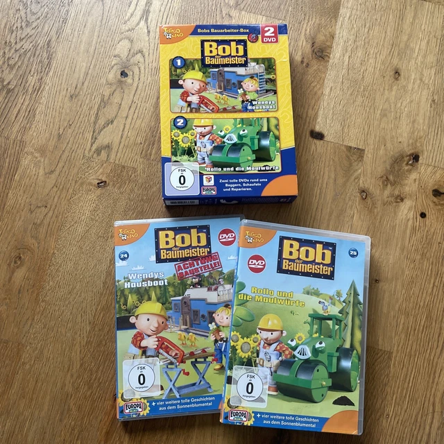 BOB DER BAUMEISTER Wendys Hausboot, Rollo und die Maulwürfe | 2-DVD-Set ...