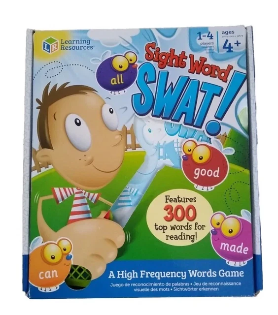 LEARNING RESOURCES SIGHT Word Swat Educational Game £9.00 - PicClick UK