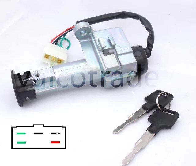 IGNITION BARREL & Keys fits Sym Jet 4 Symphony Fiddle 50cc 100cc Lock ...